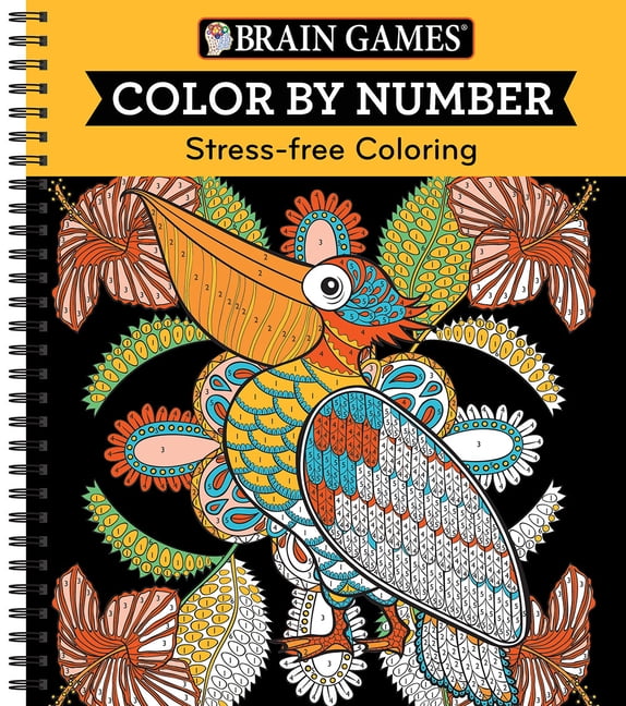 Brain Games - Color by Number: Brain Games - Color by Number: Stress ...