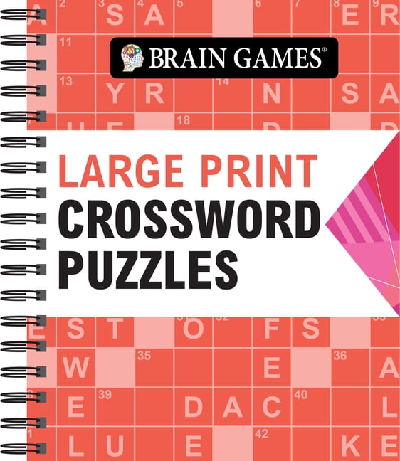 Brain Games Large Print Brain Games - Large Print Crossword Puzzles ...