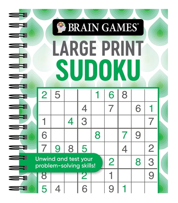 Brain Games Large Print Brain Games - Large Print Sudoku (Swirls ...