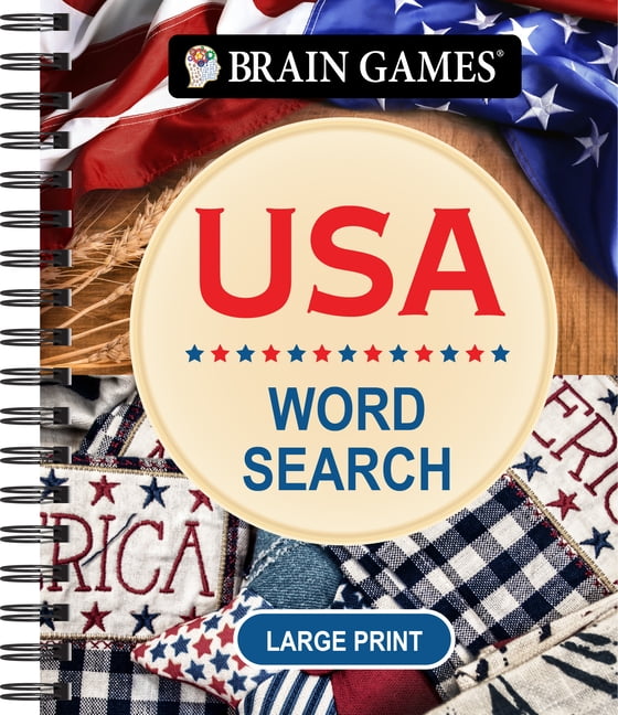 Brain Games Large Print Brain Games - USA Word Search - Large Print ...