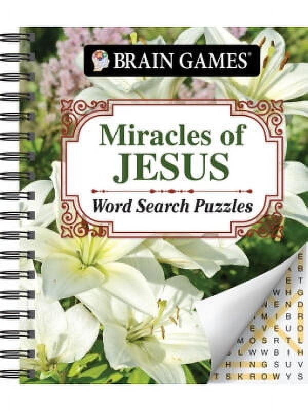 Brain Games - Miracles of Jesus Word Search Puzzles - Walmart.com