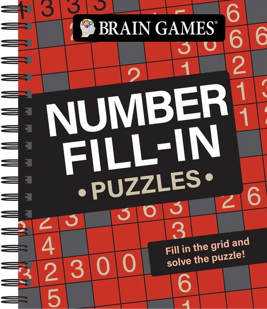 Brain Games: Number Fill-In Puzzles - Walmart.com