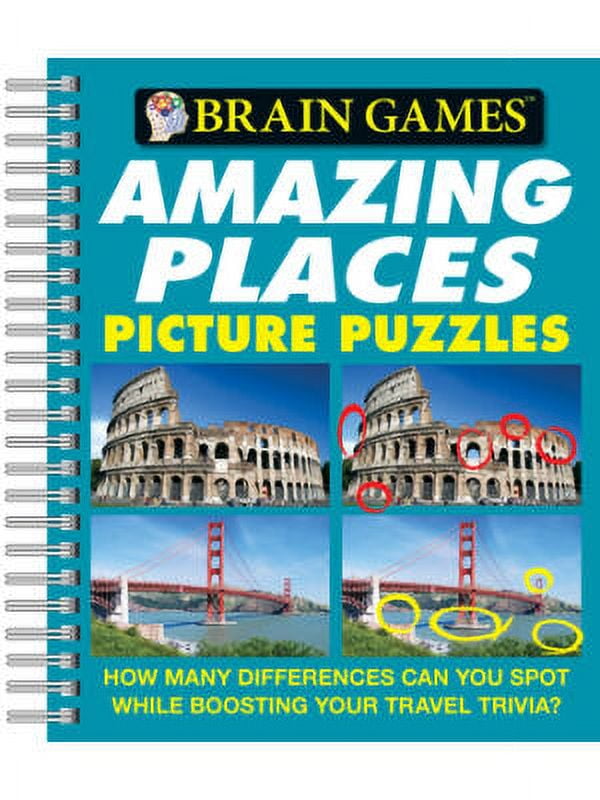 Brain Games - Picture Puzzles: Amazing Places - How Many Differences ...
