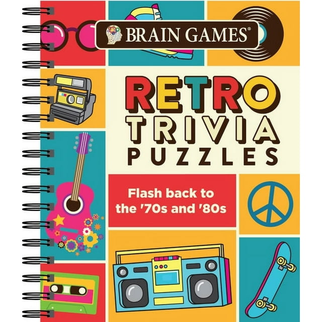 Brain Games Retro Trivia Puzzles: Flash Back to the '70's and '80's ...