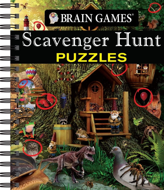 Brain Games: Scavenger Hunt Puzzles, (Spiral-Bound) - Walmart.com