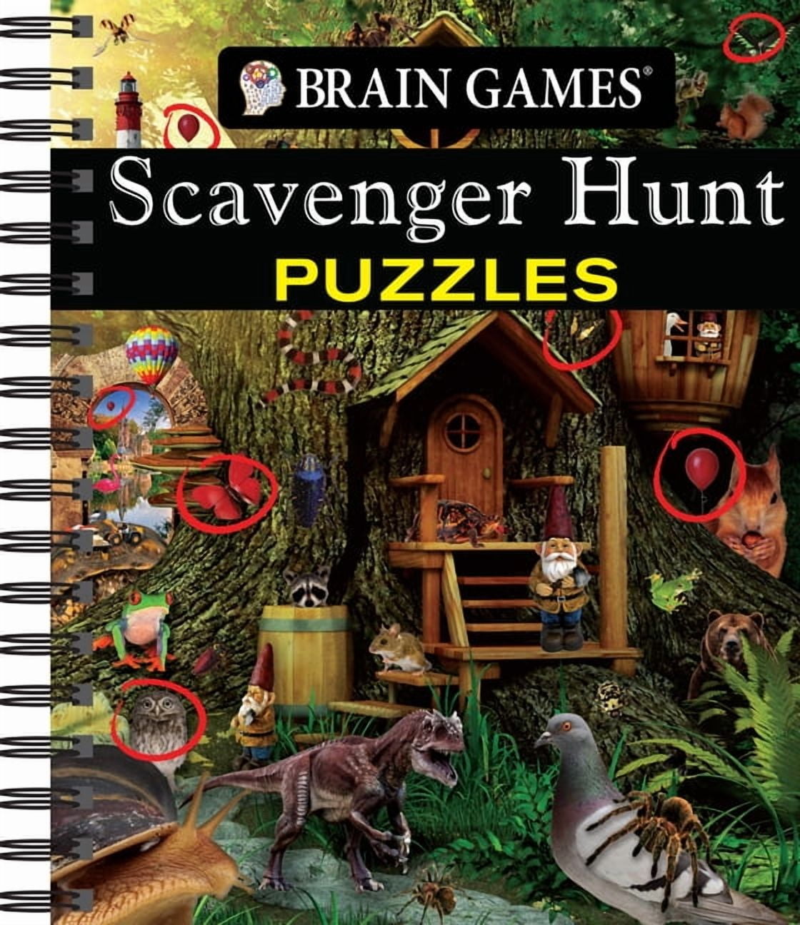 Brain Games: Scavenger Hunt Puzzles, (Spiral-Bound) - Walmart.com