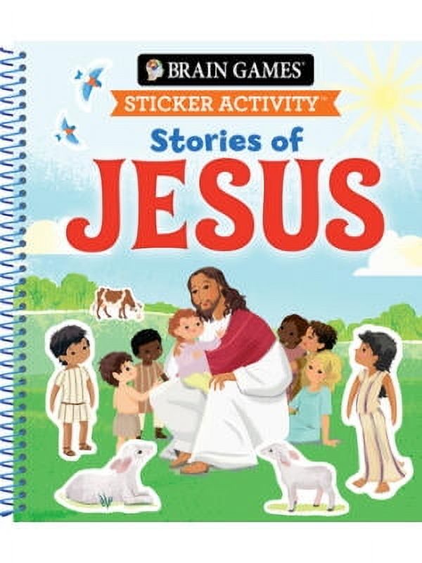Brain Games - Sticker Activity: Stories of Jesus (for Kids Ages 3-6 ...