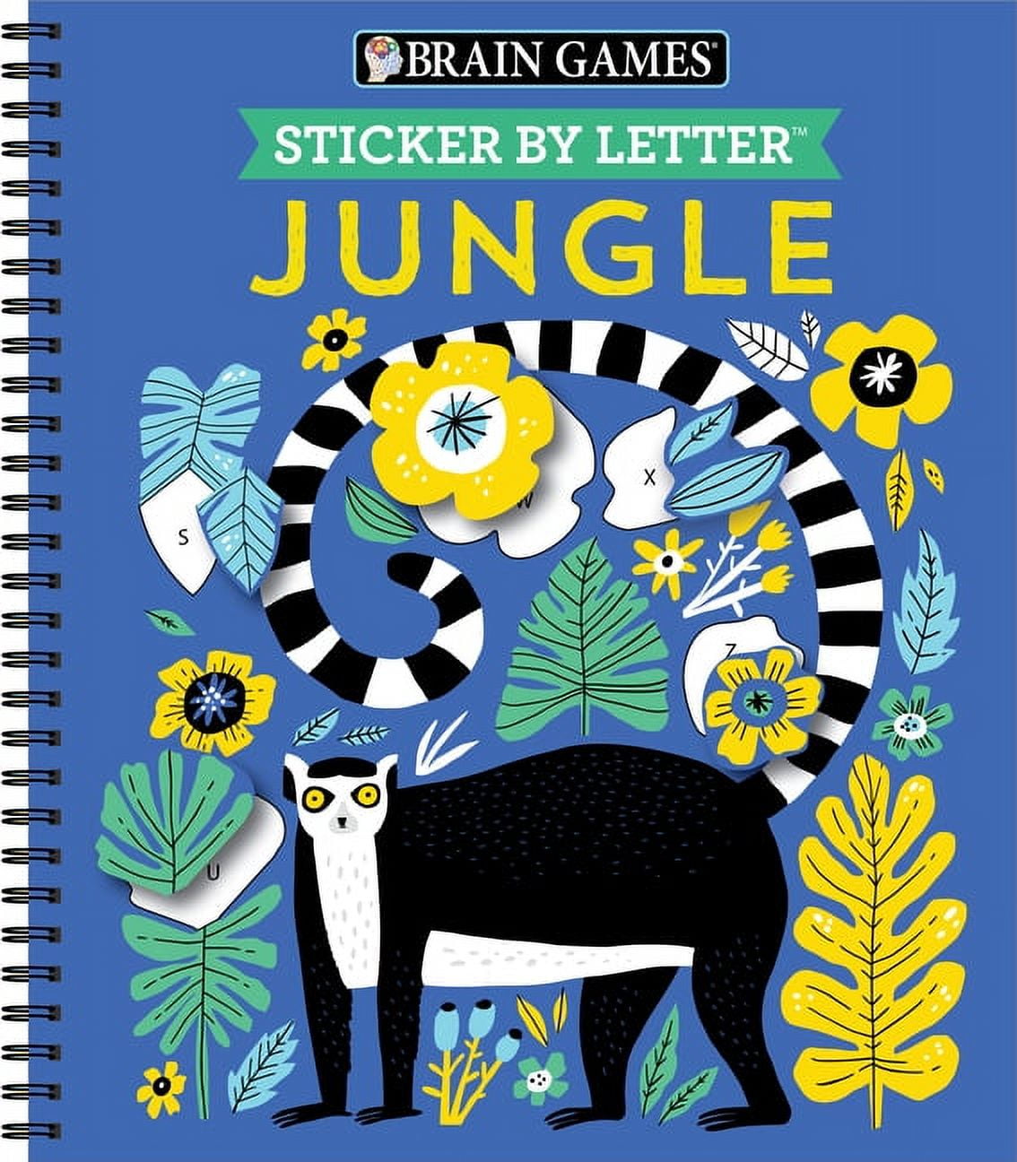 Brain Games - Sticker by Letter Brain Games - Sticker by Letter: Jungle ...