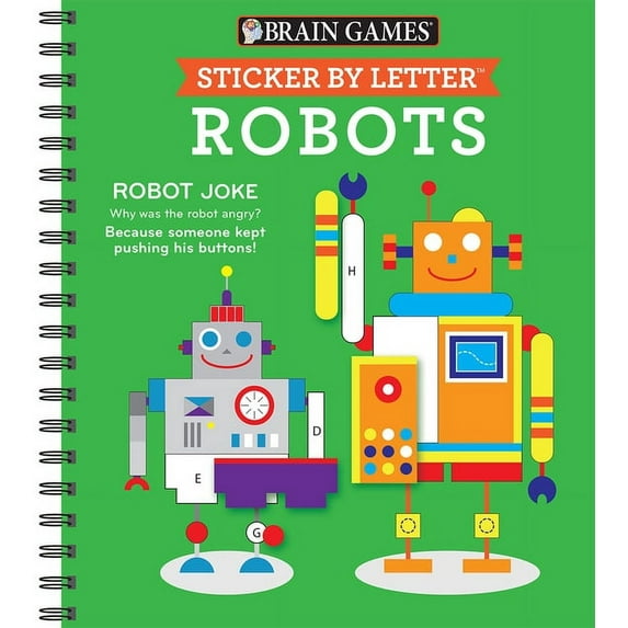 Brain Games - Sticker by Letter Brain Games - Sticker by Letter: Robots ...