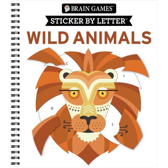 Brain Games - Sticker by Letter Brain Games - Sticker by Letter: Wild ...