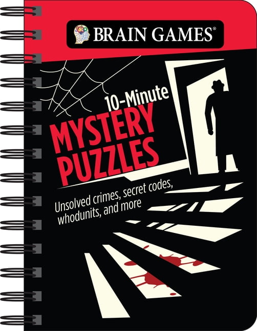 Brain Games - To Go: 10-Minute Mystery Puzzles (Spiral Bound) - Walmart.com