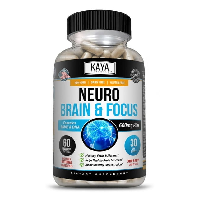 Brain Health & Memory Booster, Focus Function, Clarity Nootropic 60 ...