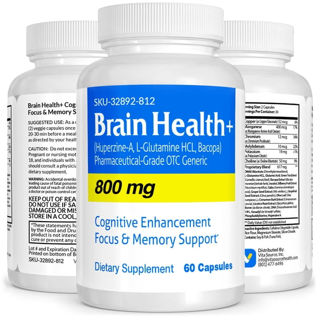 Brain Health Pharmaceutical-Grade Brain Supplements, Vitamins ...