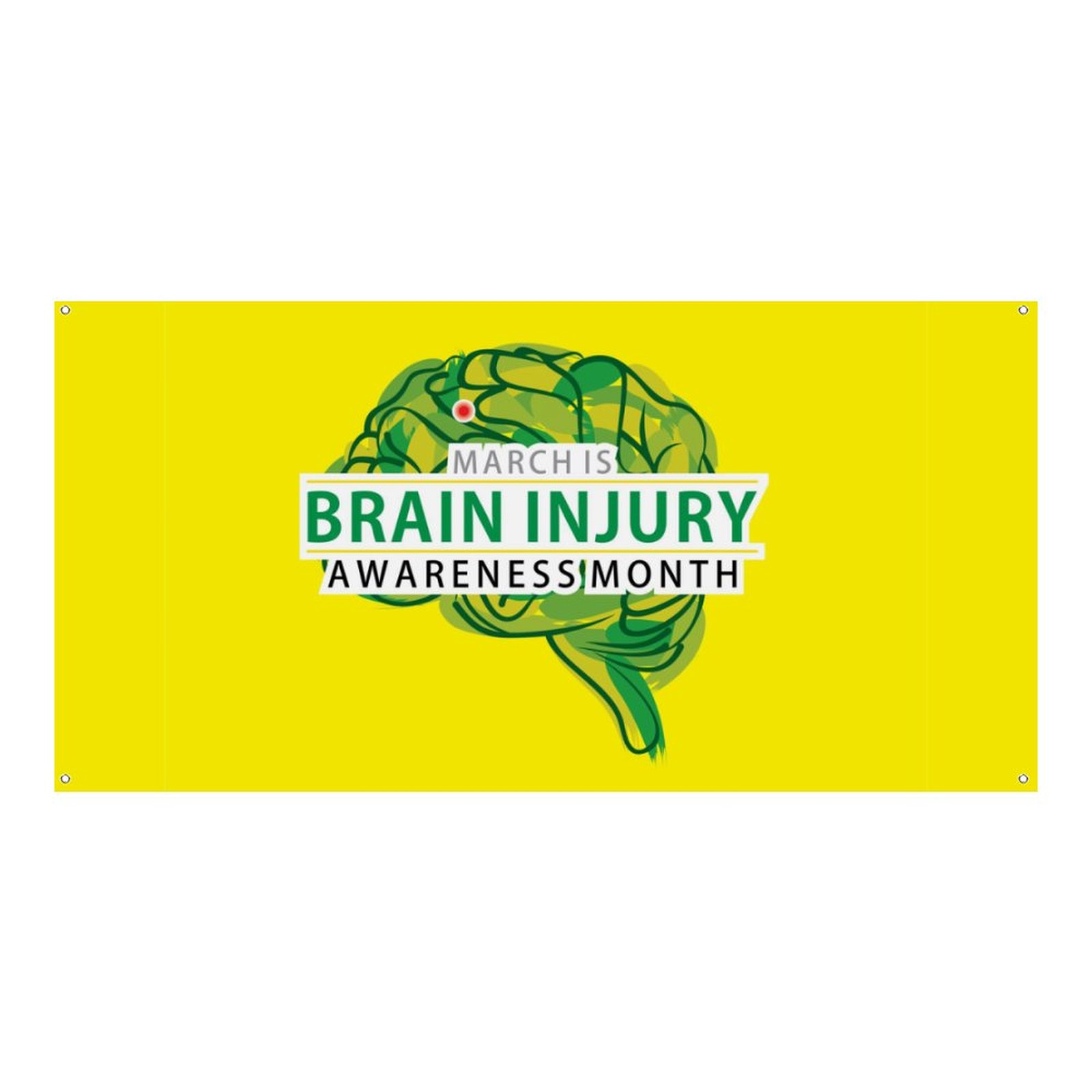 Brain Injury Awareness Month Banners Flag Hanging Backdrop Sign Wall ...