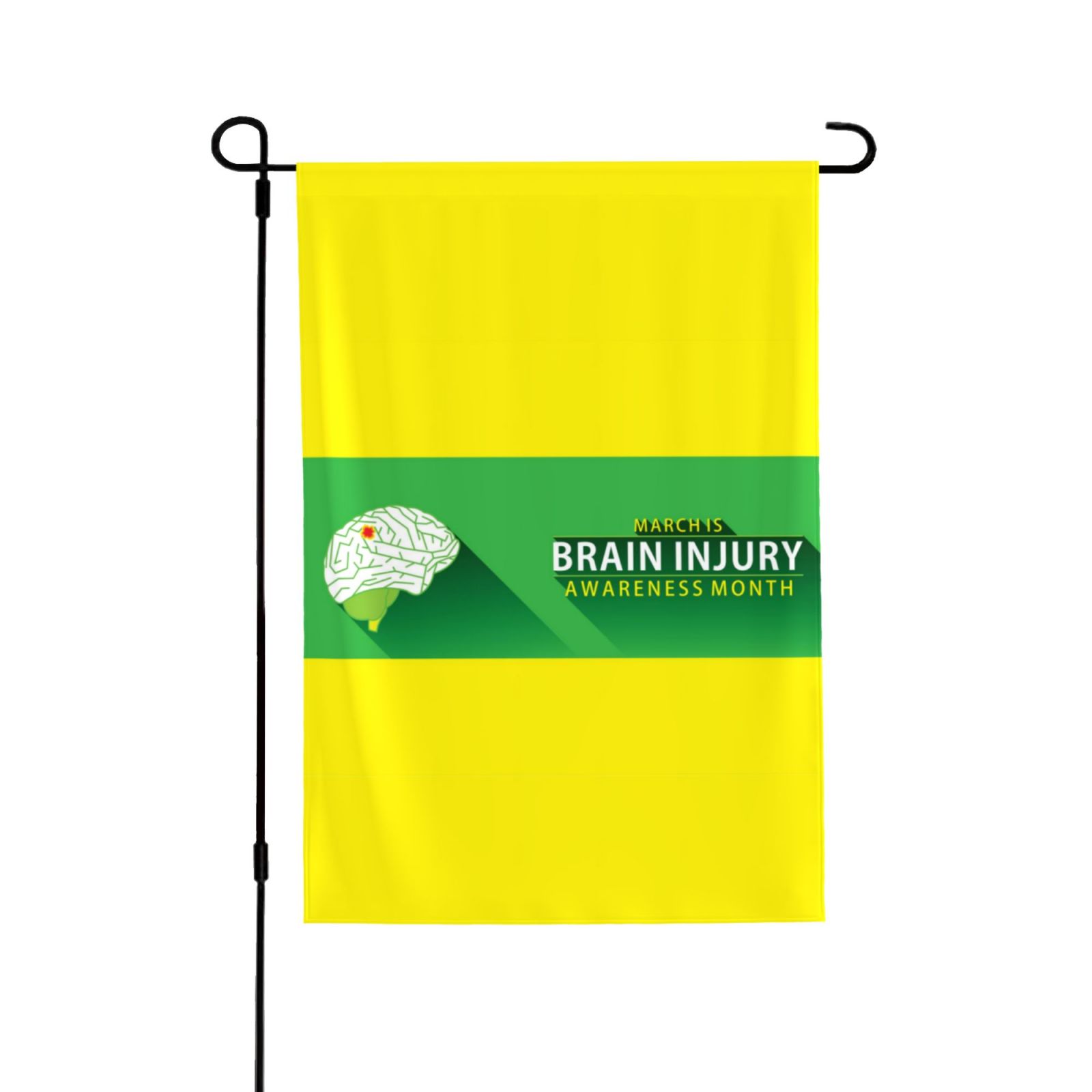Brain Injury Awareness Month Flag Double Sided Garden Flag 28×40in Inch ...