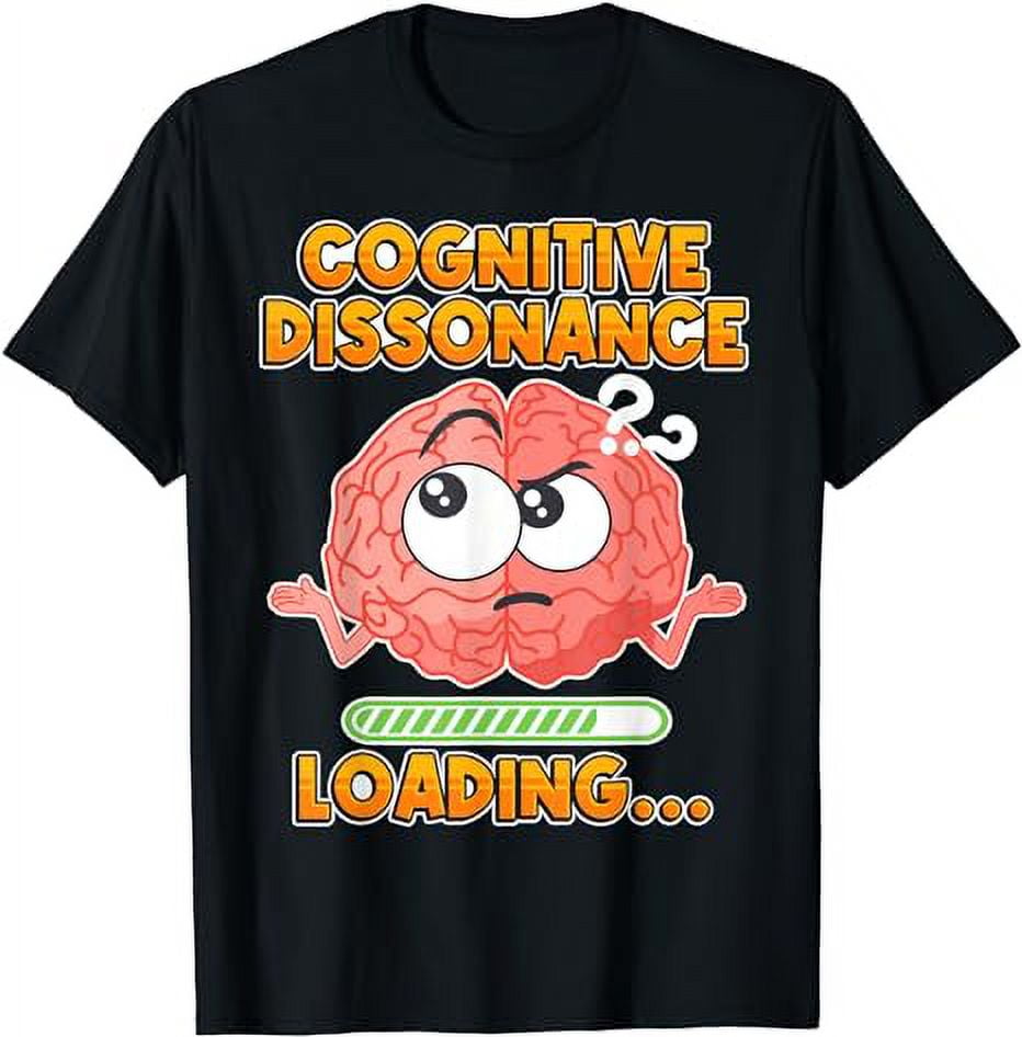 Brain Loading Mental Conflict Loading Cognitive Dissonance T-Shirt - Walmart.com