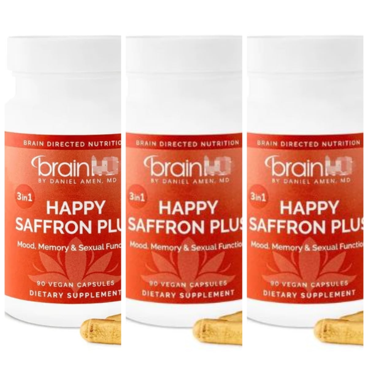 Brain.MD - Happy Saffron Plus, formula for a healthier, happier you - Free from gluten, dairy ...