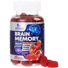 Nature's Nutrition Brain Supplements, Memory and Focus Gummies ...