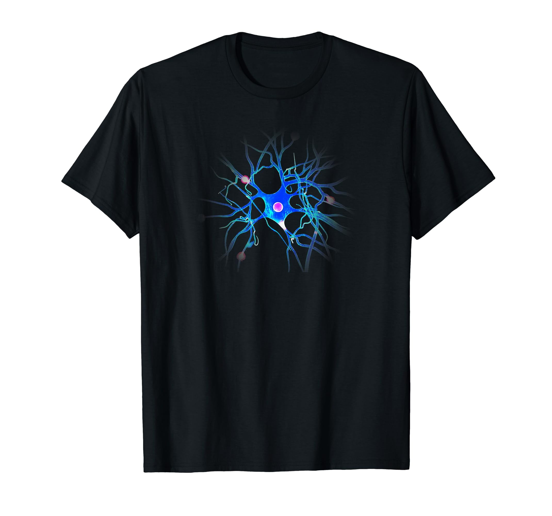 Brain Neuron Shirt Fancy Blue Nerve Neurology Neuroscience - Walmart.com