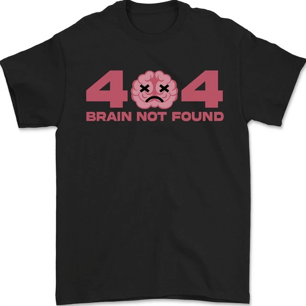 Brain Not Found Funny It Pc Error Page T-Shirt - Walmart.com