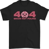 Brain Not Found Funny It Pc Error Page T-Shirt - Walmart.com