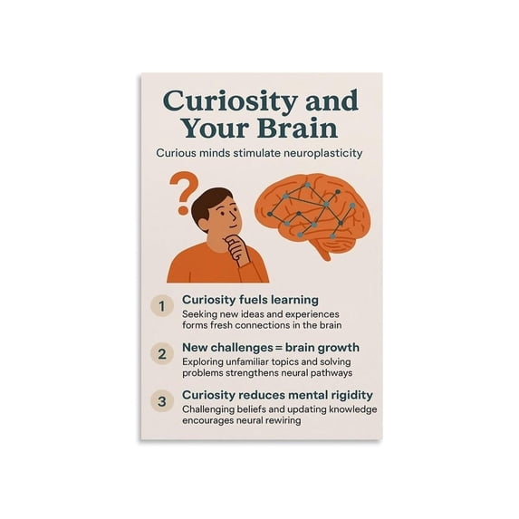 Brain Plasticity And Inquisitiveness Educational Poster Office Therapy ...