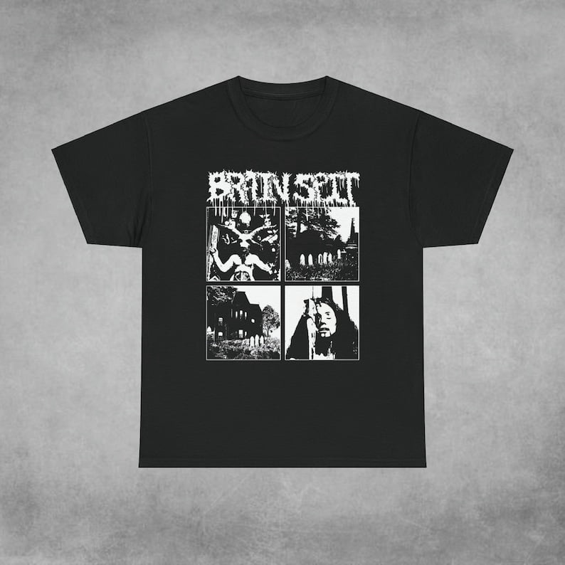Brain Spit Graphic Mincegore Band Hardcore T Shirt, T-Shirt Beautiful ...