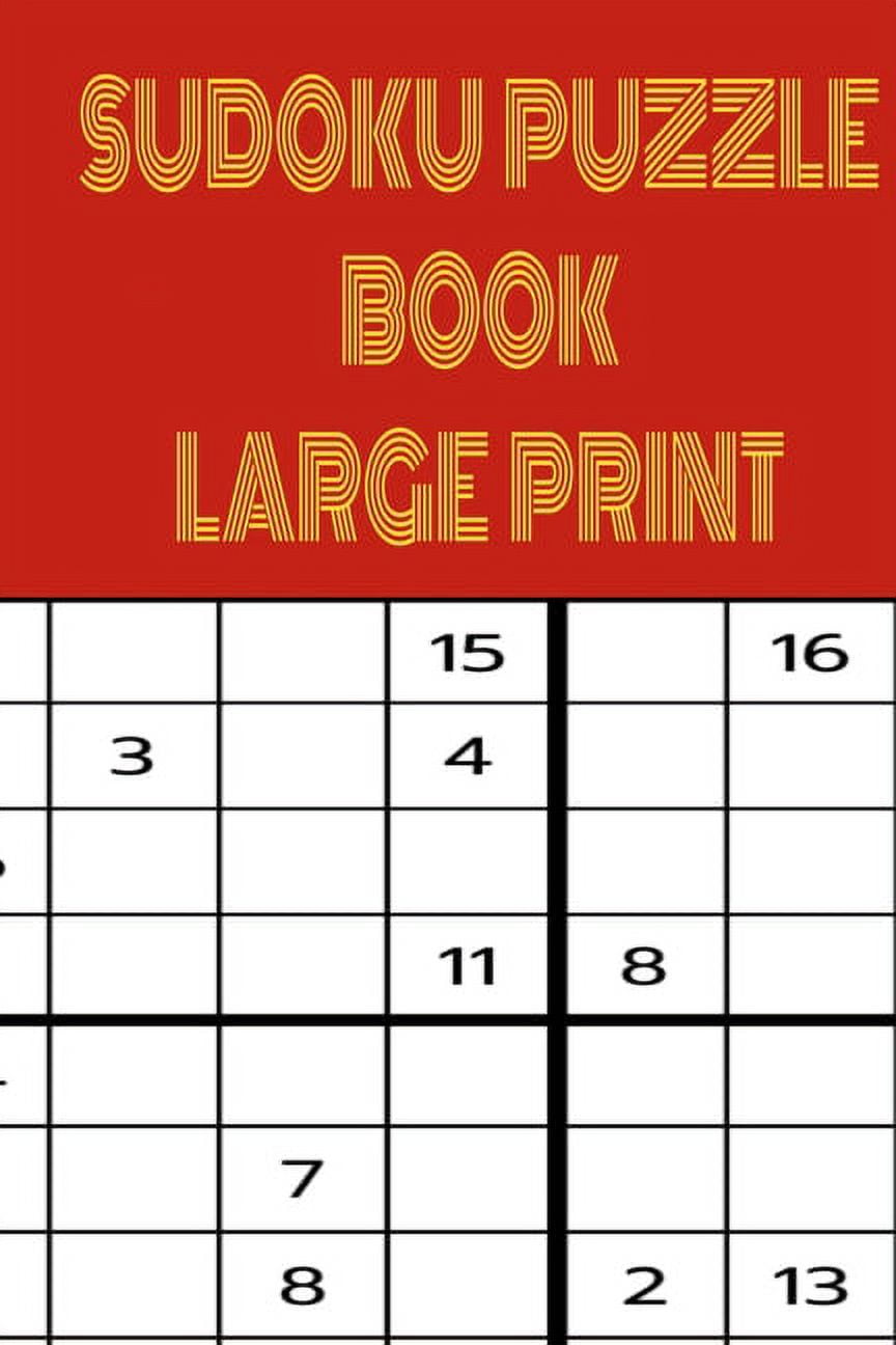 Brain Stimulating Sudoku Large Print Puzzle Book for Adults: Hard ...