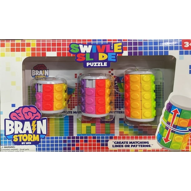 Brain Storm 3pk Puzzle Cube In Window Box - Walmart Business Supplies