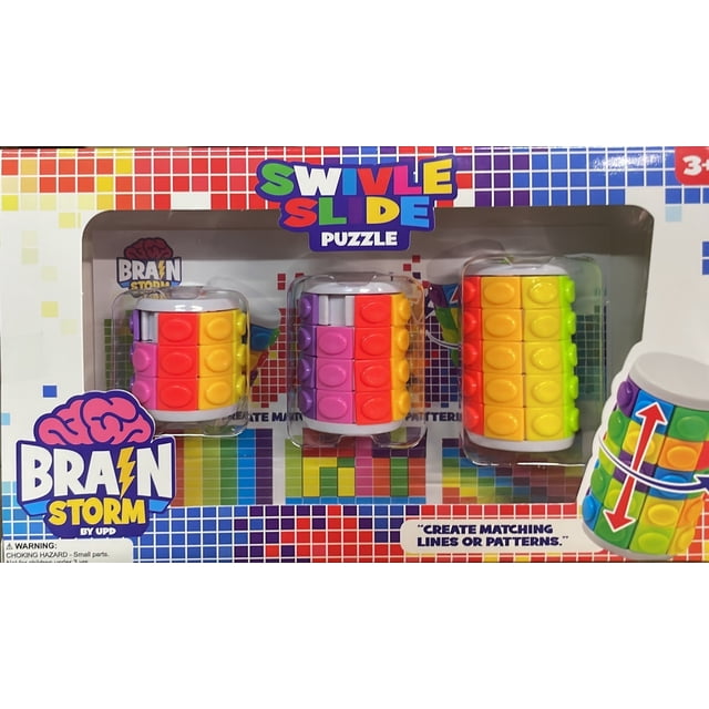 Brain Storm 3pk Puzzle Cube In Window Box - Walmart Business Supplies