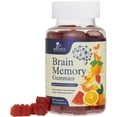 Brain Supplement Gummy for Memory, Focus & Concentration Support Gummies Plus Nootropics ...