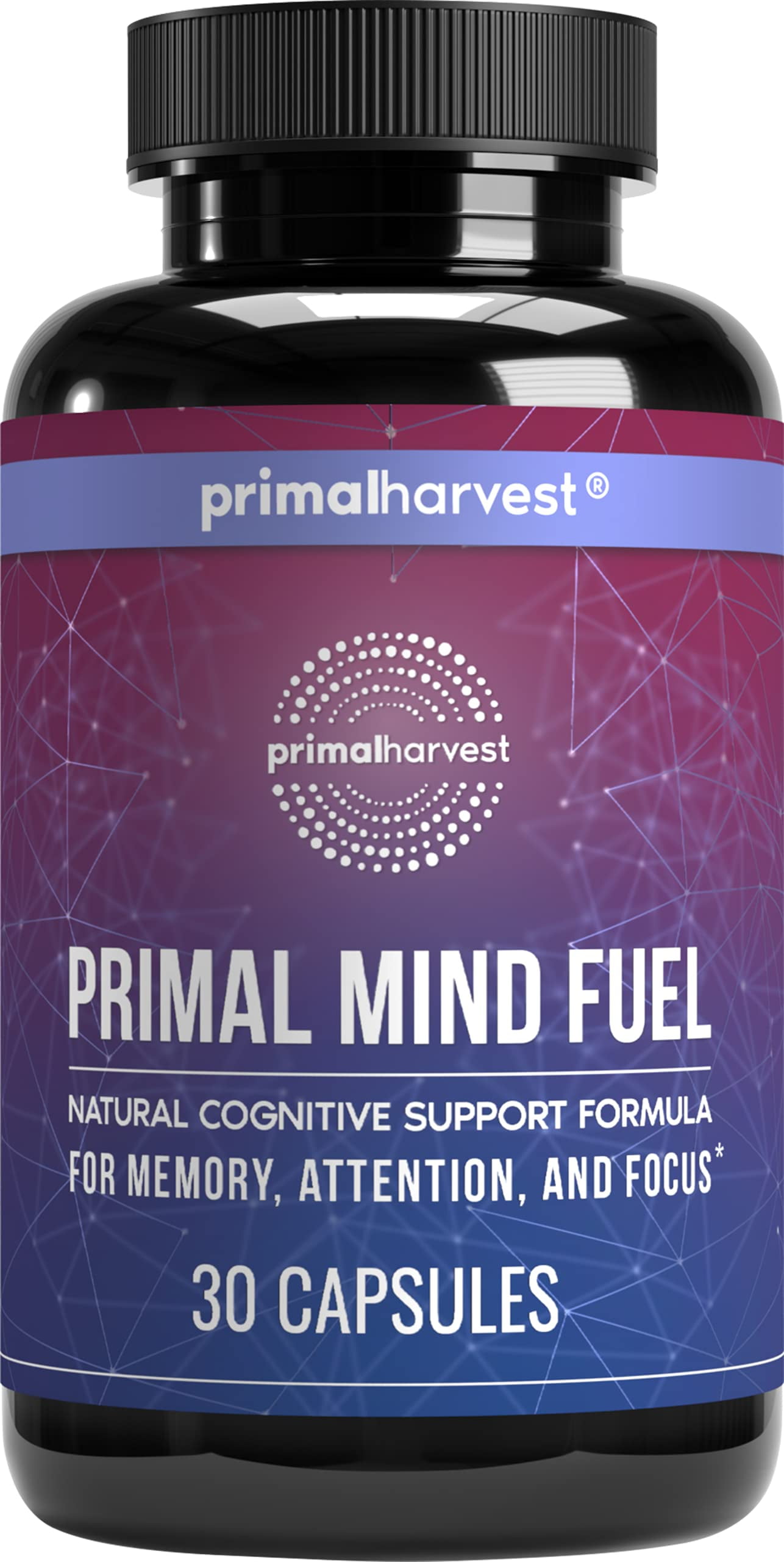 Brain Supplement by Primal Harvest, Primal Mind Fuel Brain Booster for ...