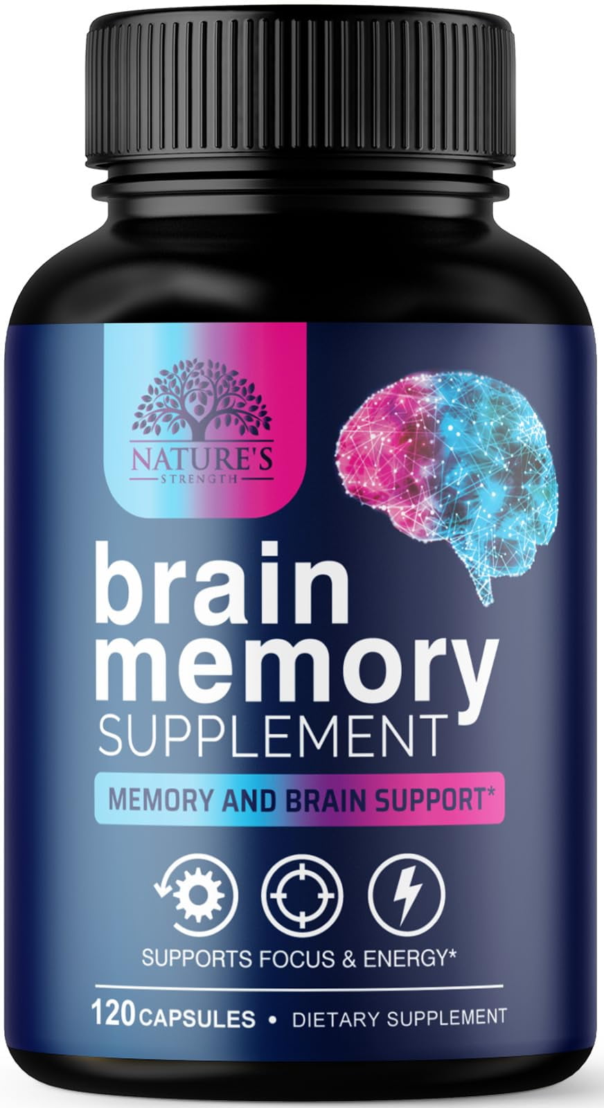 Brain Supplements for Memory and Focus - Advanced Cognitive Formula to Support Concentration ...