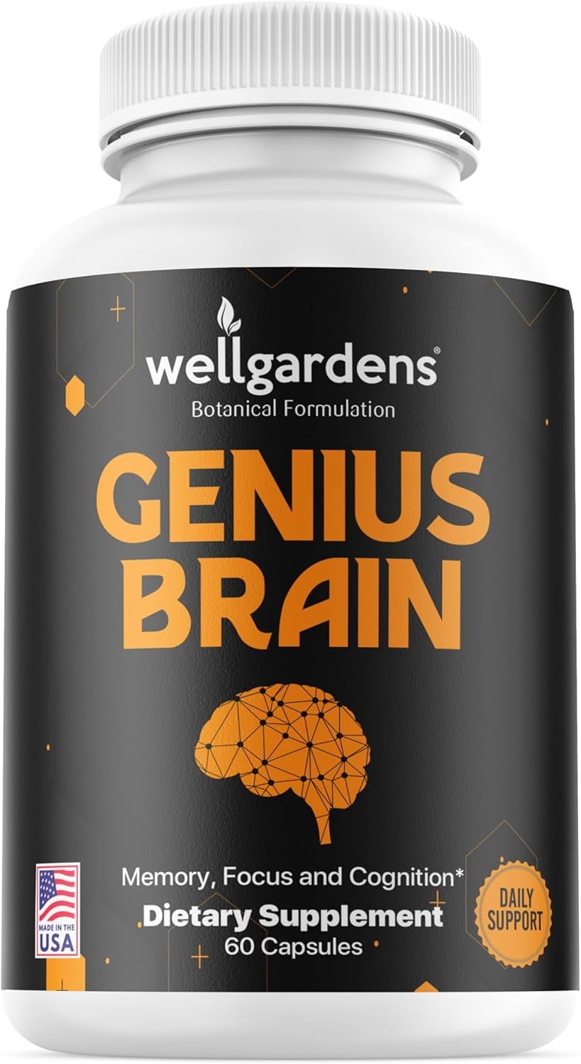 Brain Supplements for Memory, Focus & Clarity – Natural Nootropic with ...