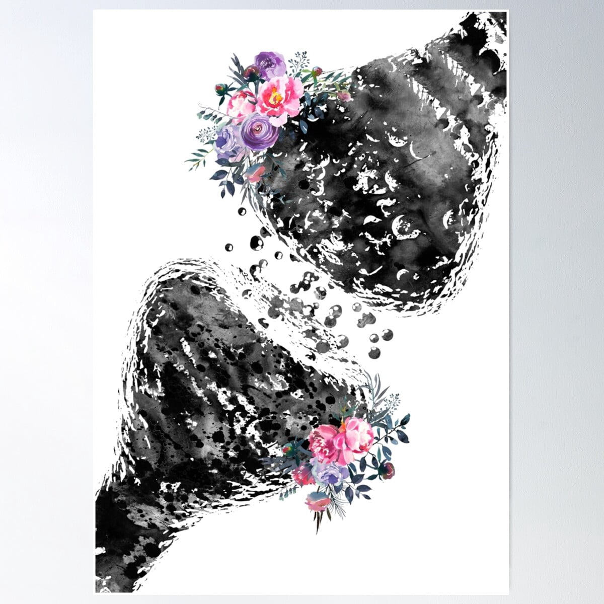 Brain Synapse Poster Wall Art, Modern Wall Decor For Living Room ...