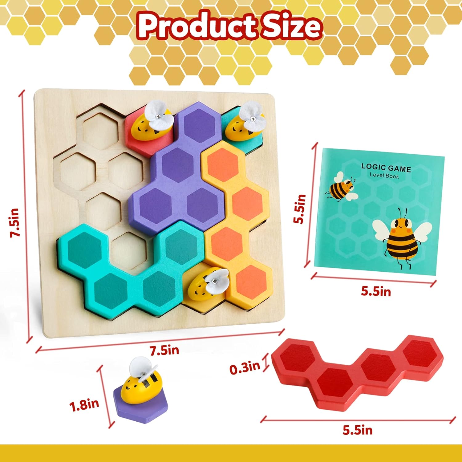 Brain Teasers Logic Game Learning Toys Matching Puzzle For 3 Year Olds ...
