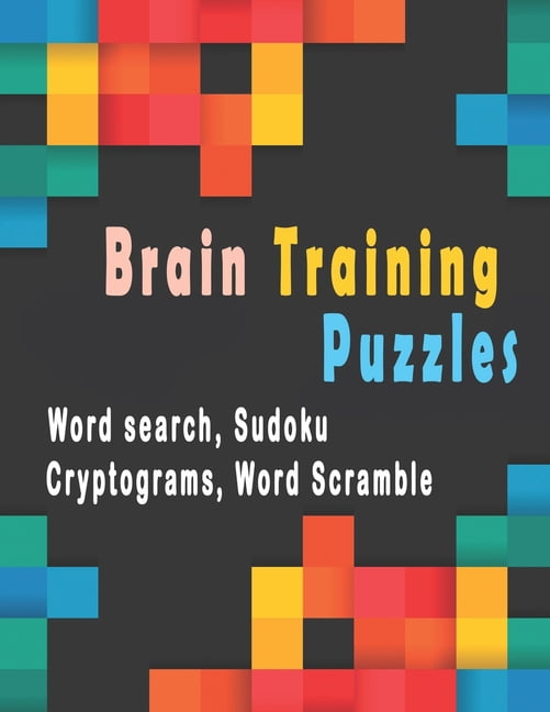 Brain Training Puzzles: Puzzle Activity Book for Adults, 180+ Large Print Assorted Puzzle Book ...