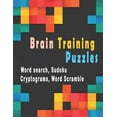 Brain Training Puzzles: Puzzle Activity Book for Adults, 180+ Large Print Assorted Puzzle Book ...