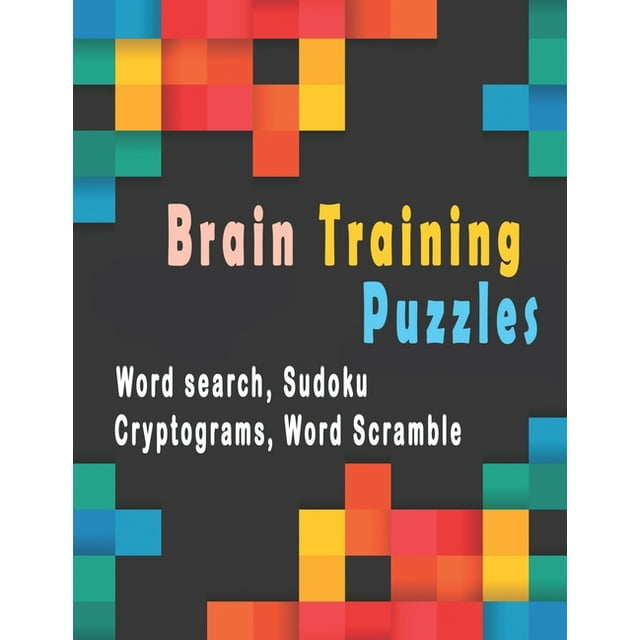 Brain Training Puzzles: Puzzle Activity Book for Adults, 180+ Large ...