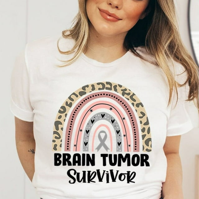 Brain Tumor Awareness Shirt, Brain Tumor Shirt, Brain Tumor Survivor ...