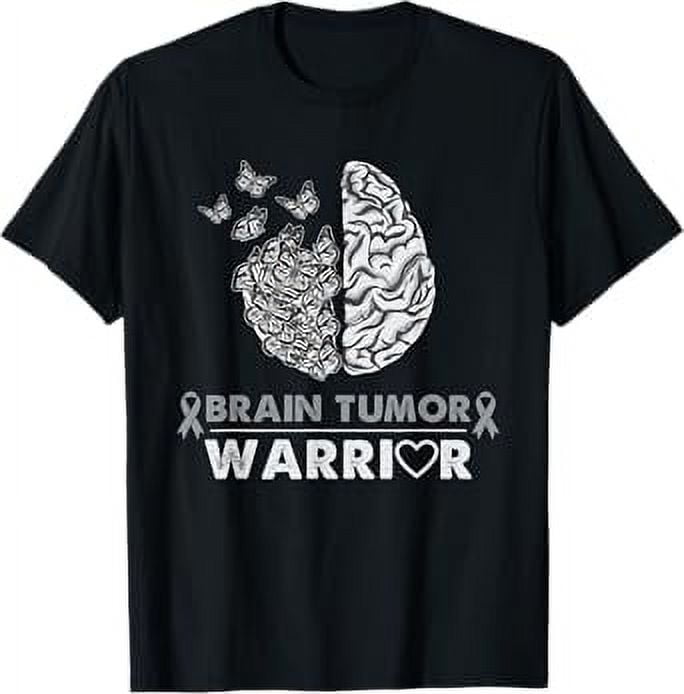 Brain Tumor Warrior Brain Tumor Awareness T-Shirt - Walmart.com