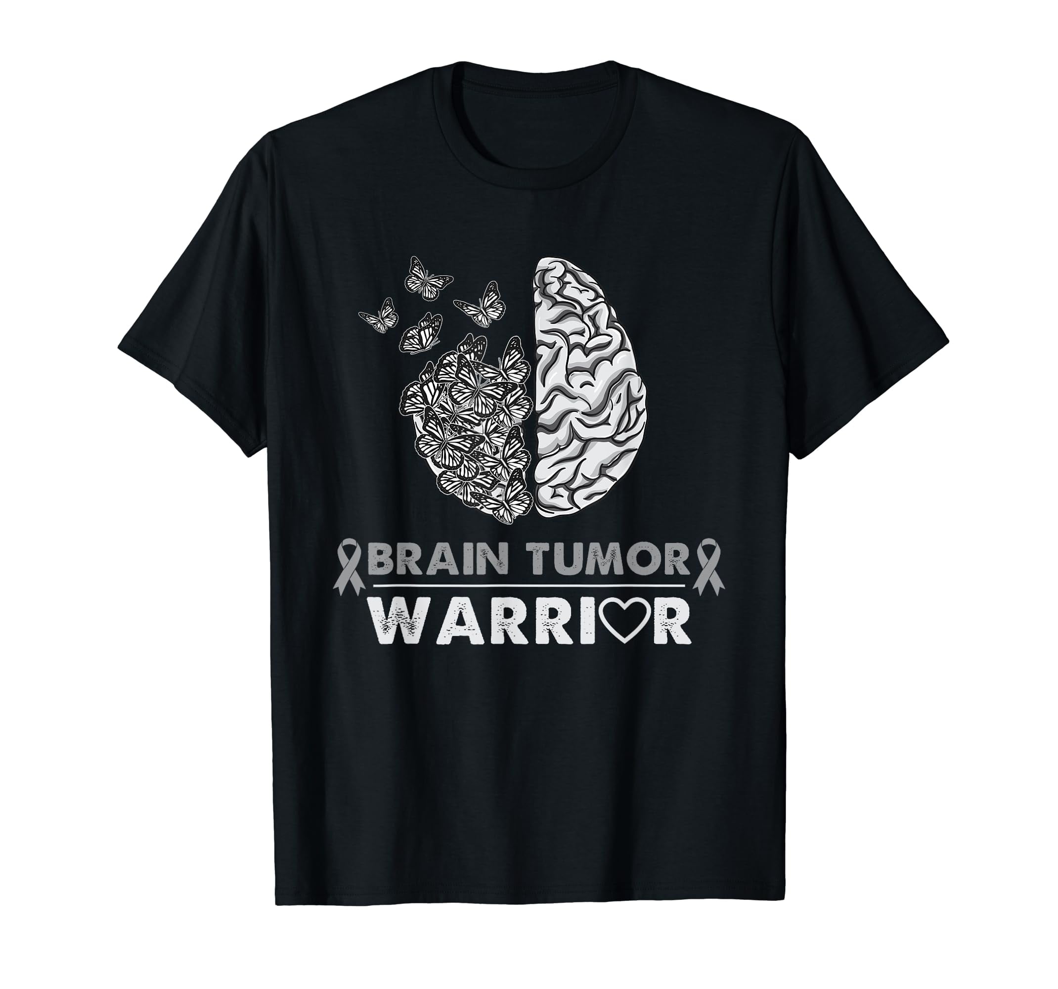 Brain Tumor Warrior Brain Tumor Awareness T-Shirt - Walmart.com