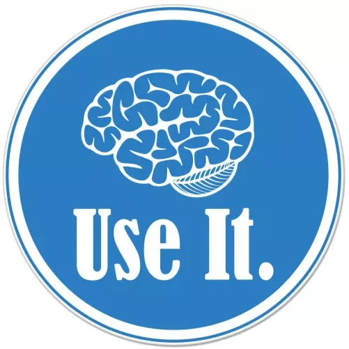 Brain Use It Sticker Decal Phone Decal Water Bottle Stickers Car Decals ...