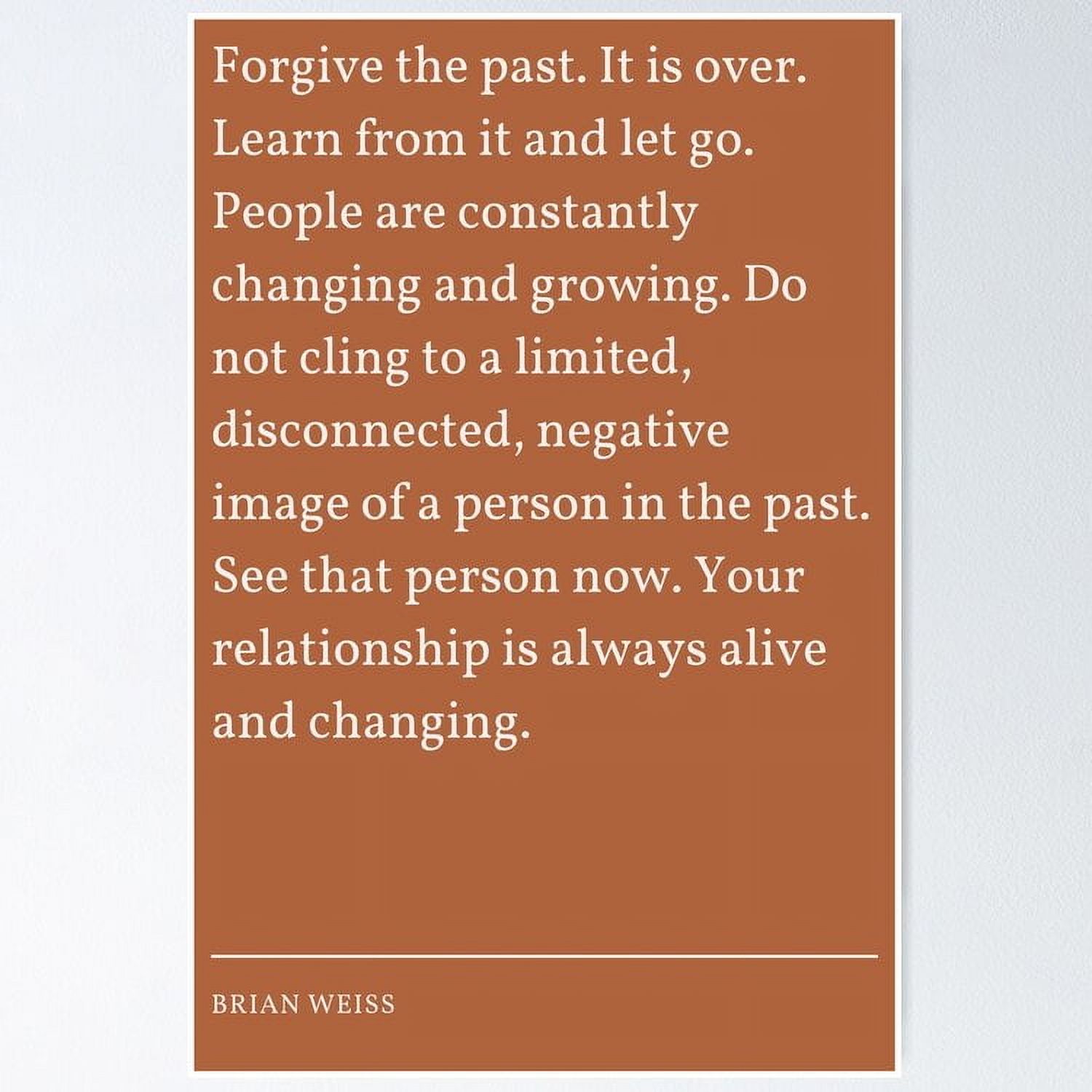 Brain Weiss Quote | Growth UNFRAMED Poster | Home Office Decor UNFRAMED ...
