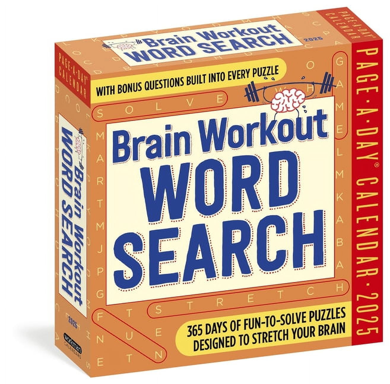 Brain Workout Word Search Page-A-Day(r) Calendar 2025: Fun-To-Solve ...