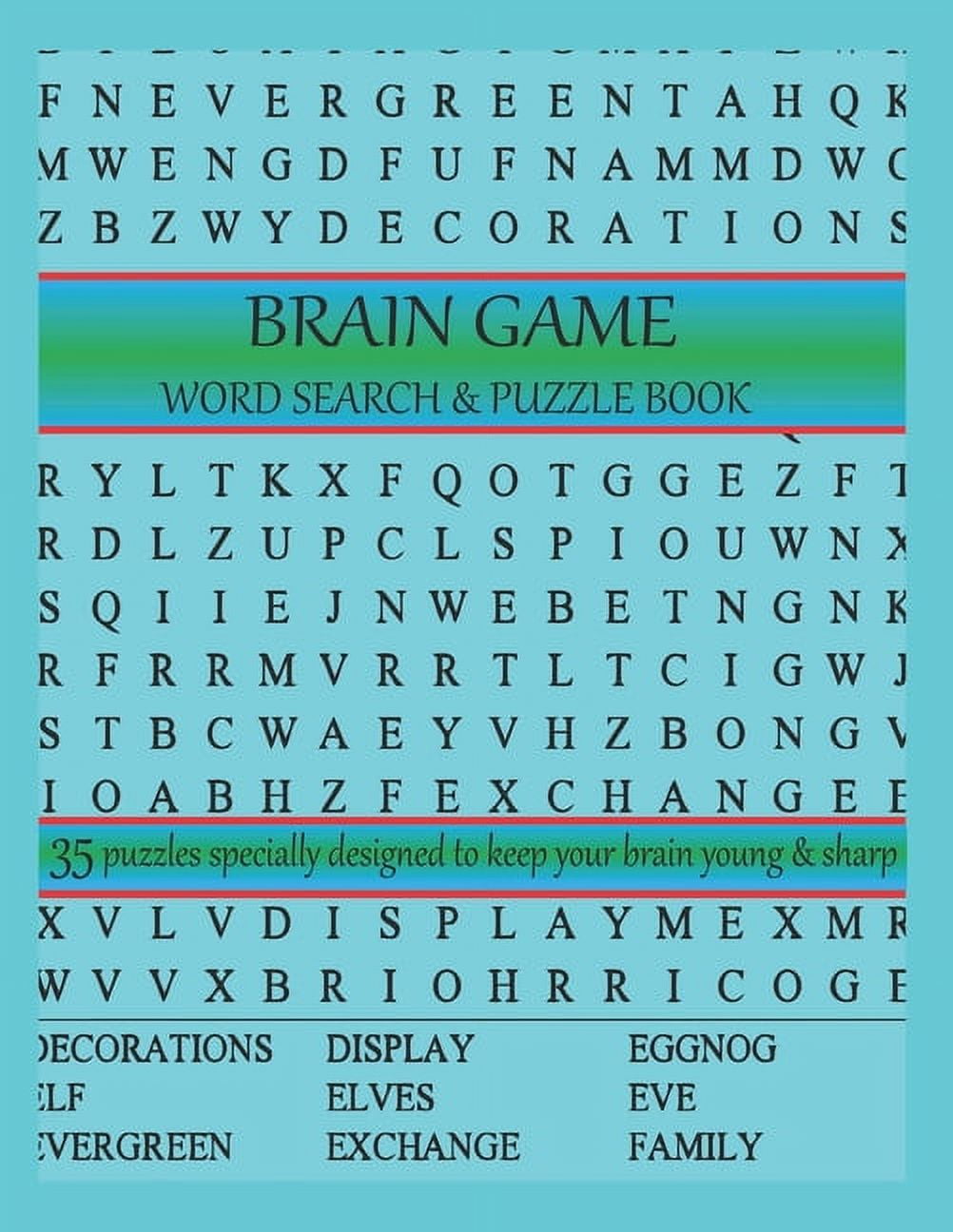 Brain game word search & puzzle book 35 puzzles specially designed to ...