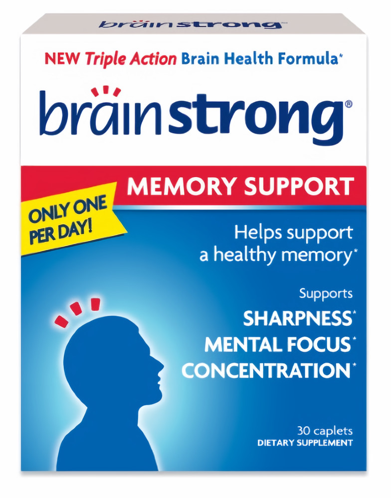 Brainstrong Memory Support Caplets (Pack of 20) - Walmart.com
