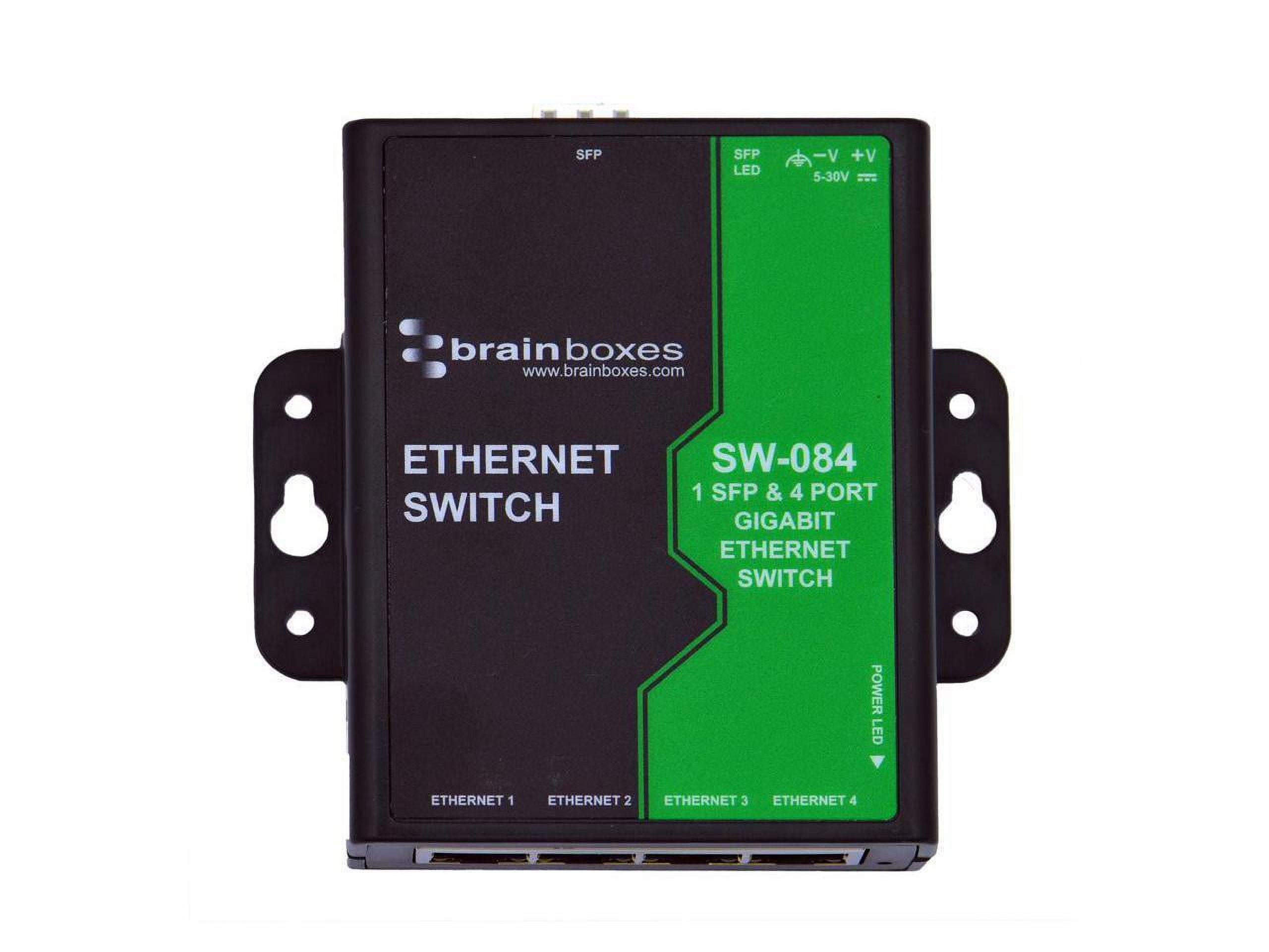 Brainboxes 1 SFP & 4 Port Gigabit Ethernet Switch - Walmart.com