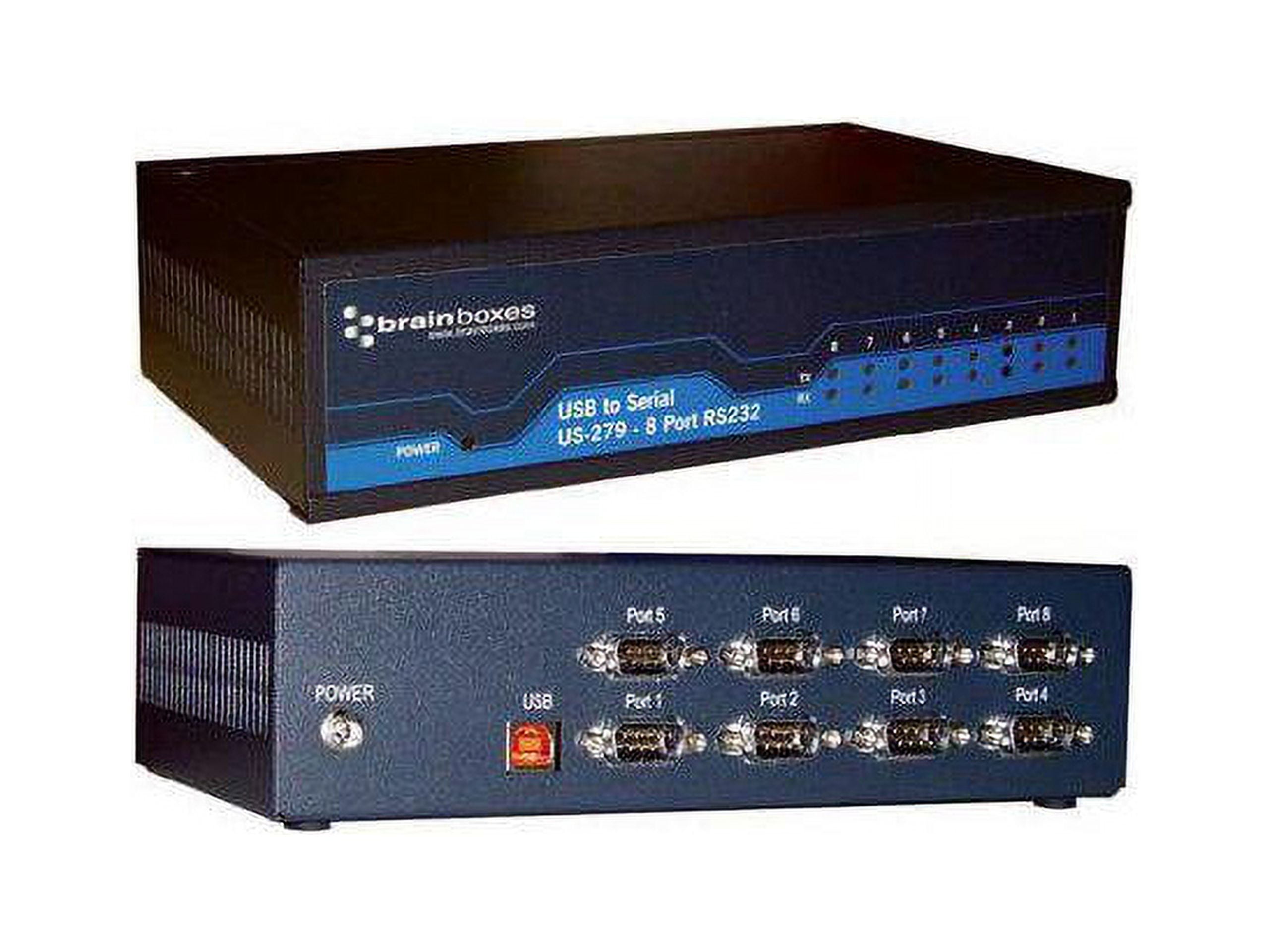 Brainboxes 8 Port RS232 USB to Serial Adapter - Walmart.com
