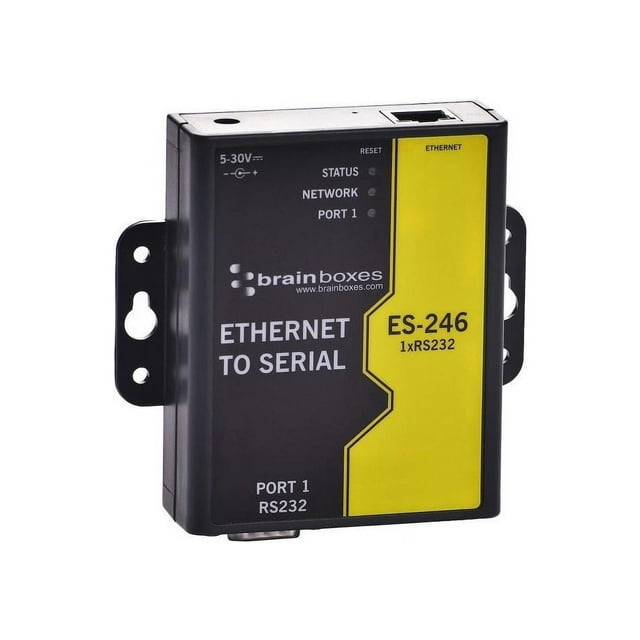 Brainboxes ES-246 1 Port RS232 Ethernet to Serial Adapter - Walmart.com